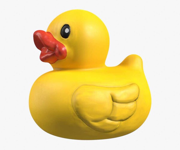 ArtStation - Rubber Duck for Bathtub | Resources