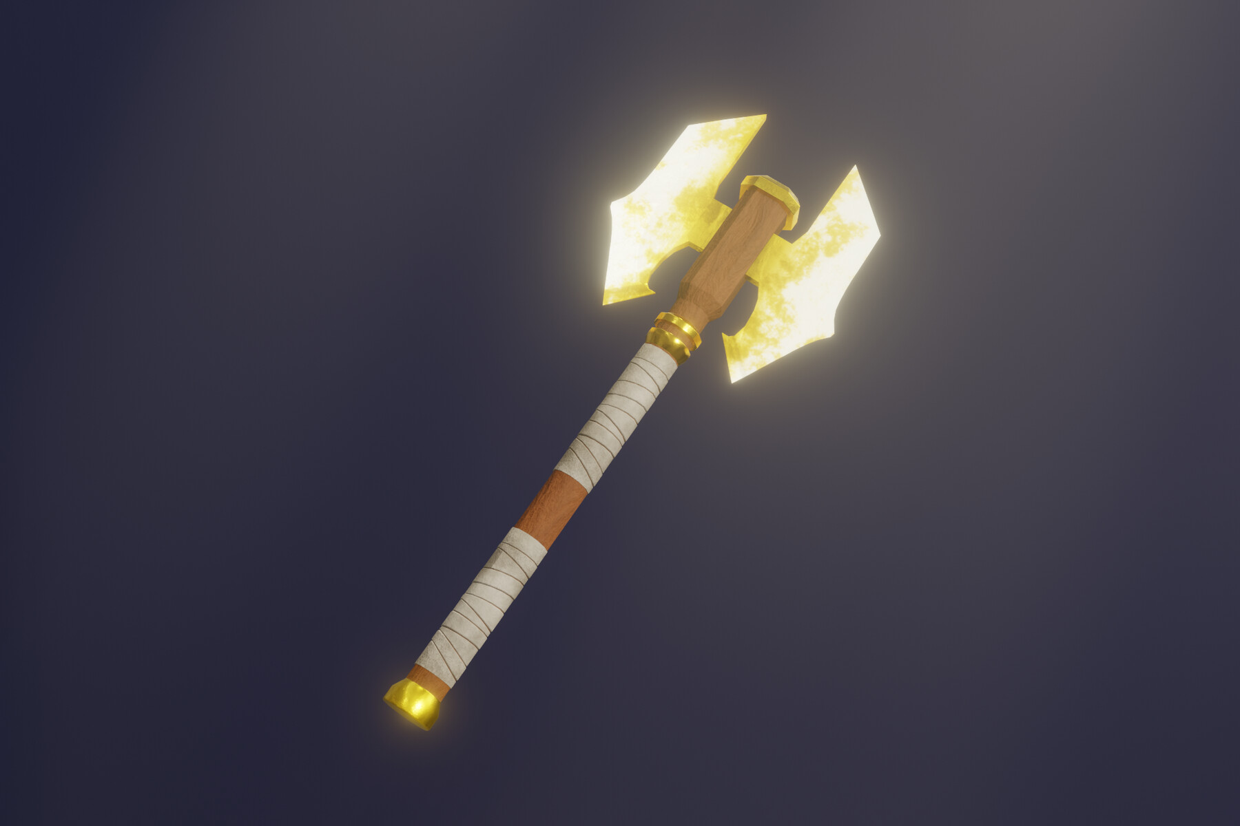 ArtStation - Double Bit Light Axe - Model 01 | Game Assets