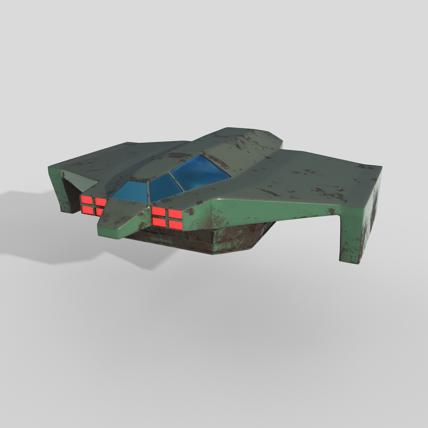 ArtStation - cargo space ship v4 | Game Assets