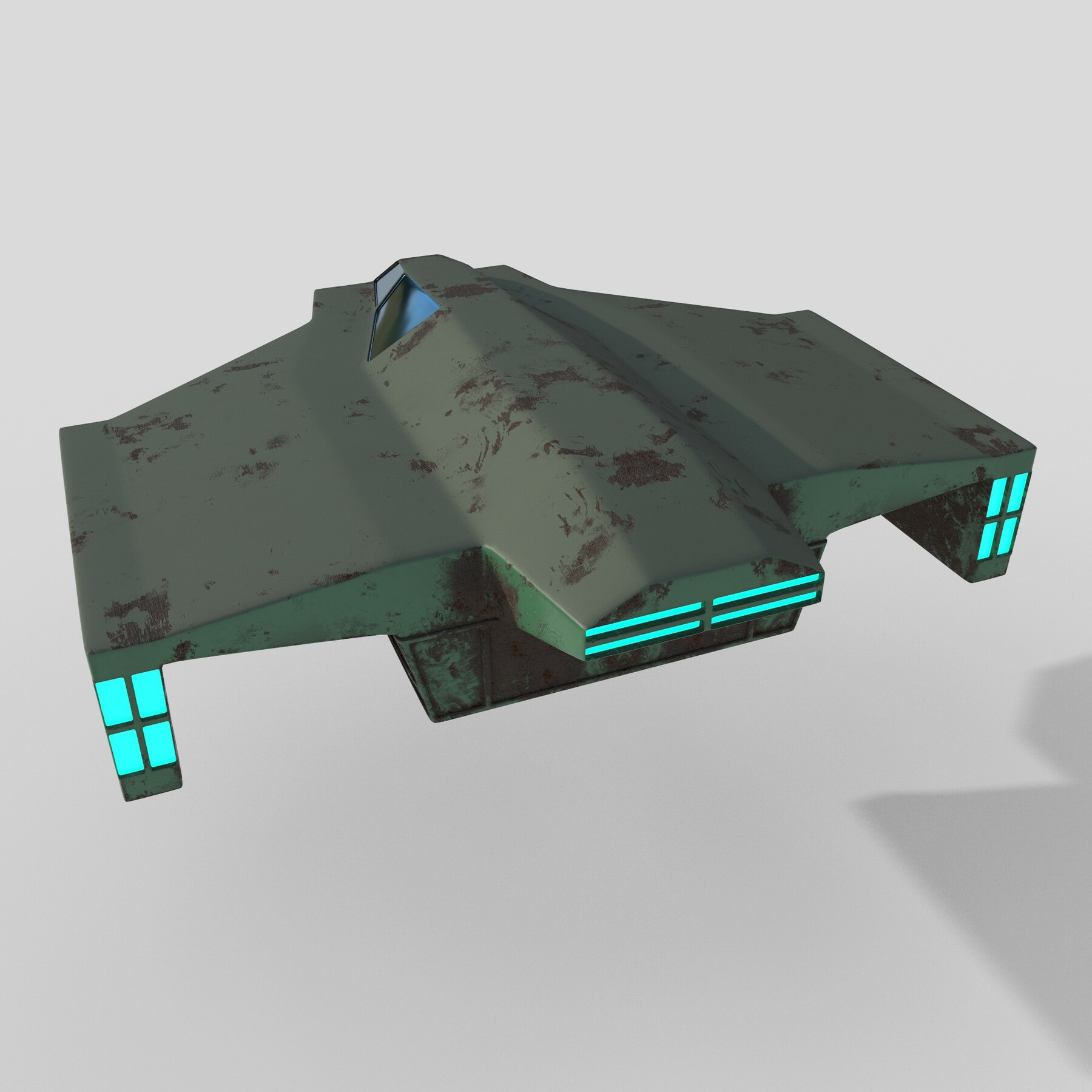 ArtStation - cargo space ship v4 | Game Assets