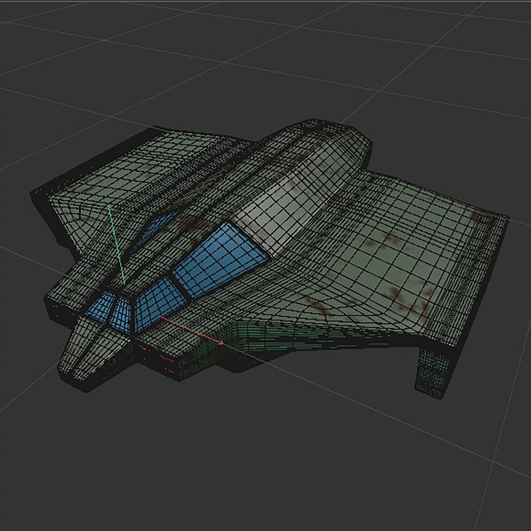 ArtStation - cargo space ship v4 | Game Assets
