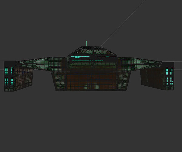 ArtStation - cargo space ship v4 | Game Assets