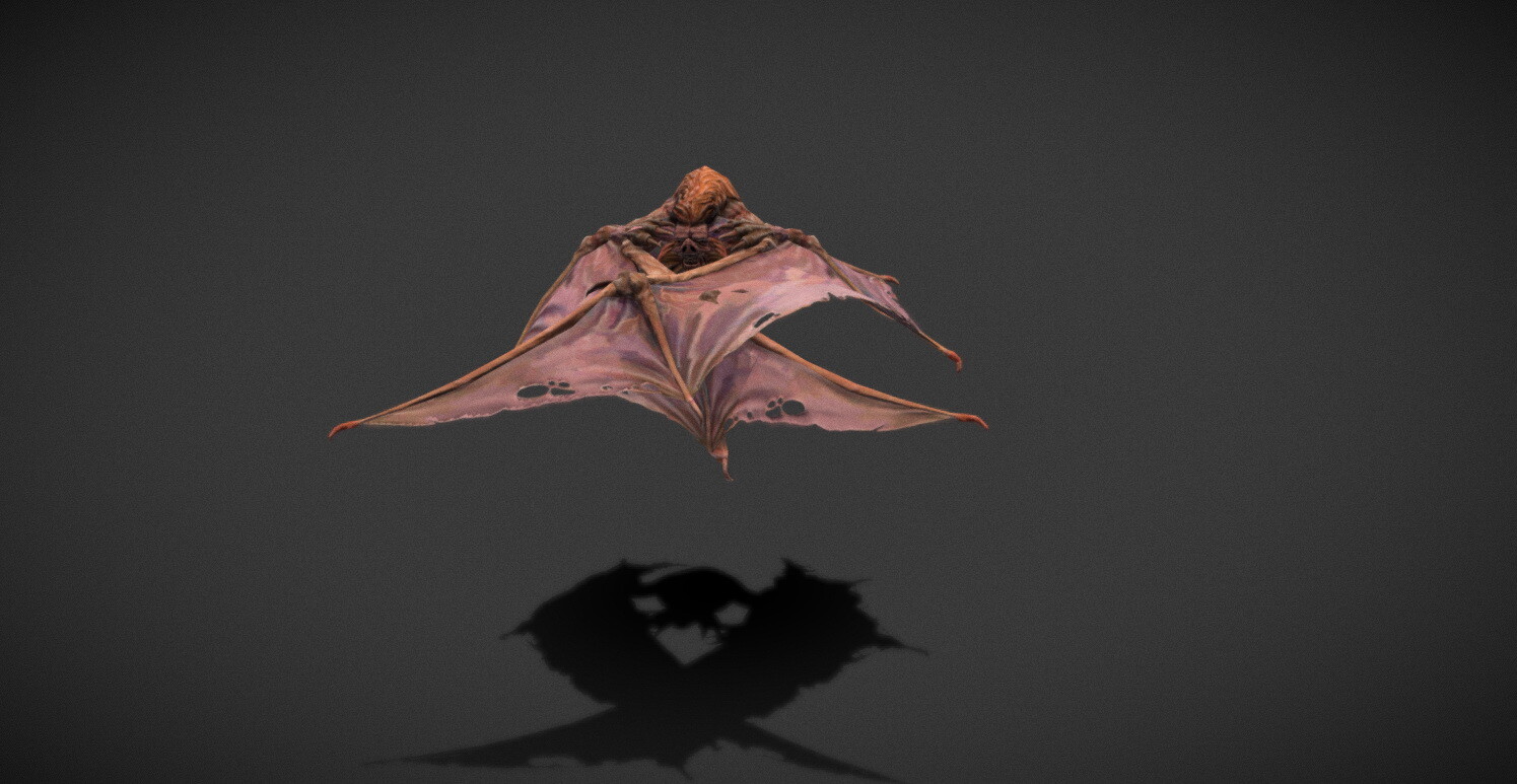 ArtStation - Fantasy Creature - Battle Bat | Game Assets