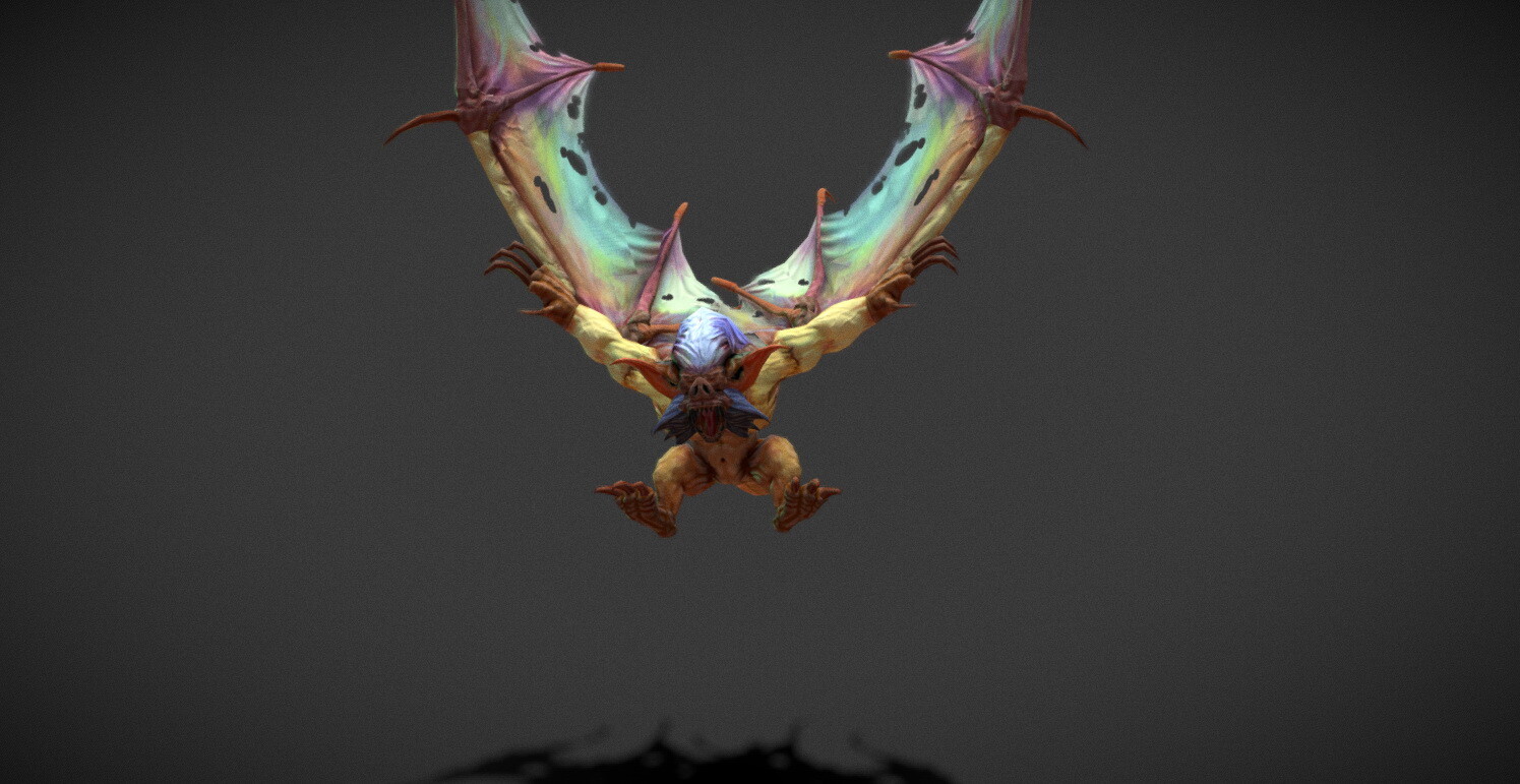 ArtStation - Fantasy Creature - Battle Bat | Game Assets