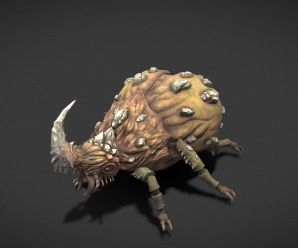 ArtStation - Fantasy Creature - Battle Beetle | Game Assets
