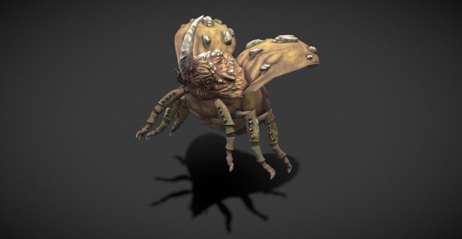 ArtStation - Fantasy Creature - Battle Beetle | Game Assets