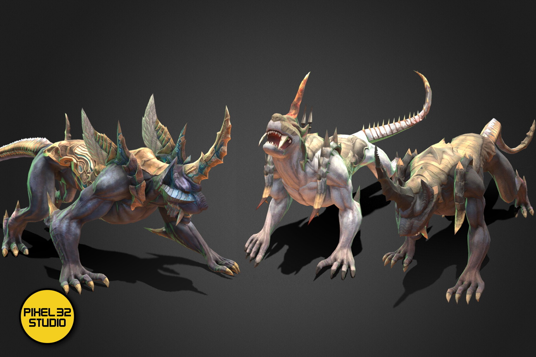 ArtStation - Fantasy Creature - Battle Leopard | Game Assets