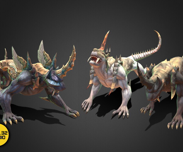 ArtStation - Fantasy Creature - Battle Leopard | Game Assets