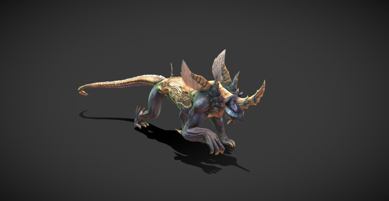 ArtStation - Fantasy Creature - Battle Leopard | Game Assets