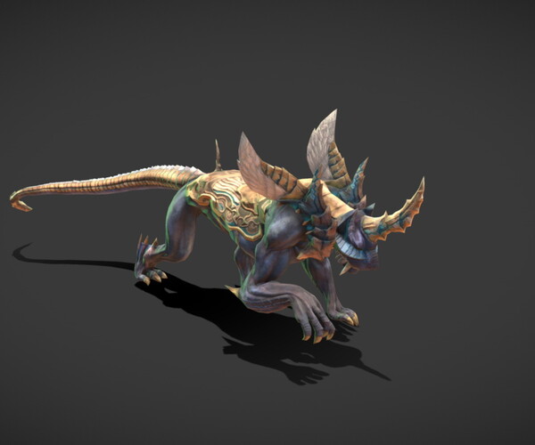 ArtStation - Fantasy Creature - Battle Leopard | Game Assets