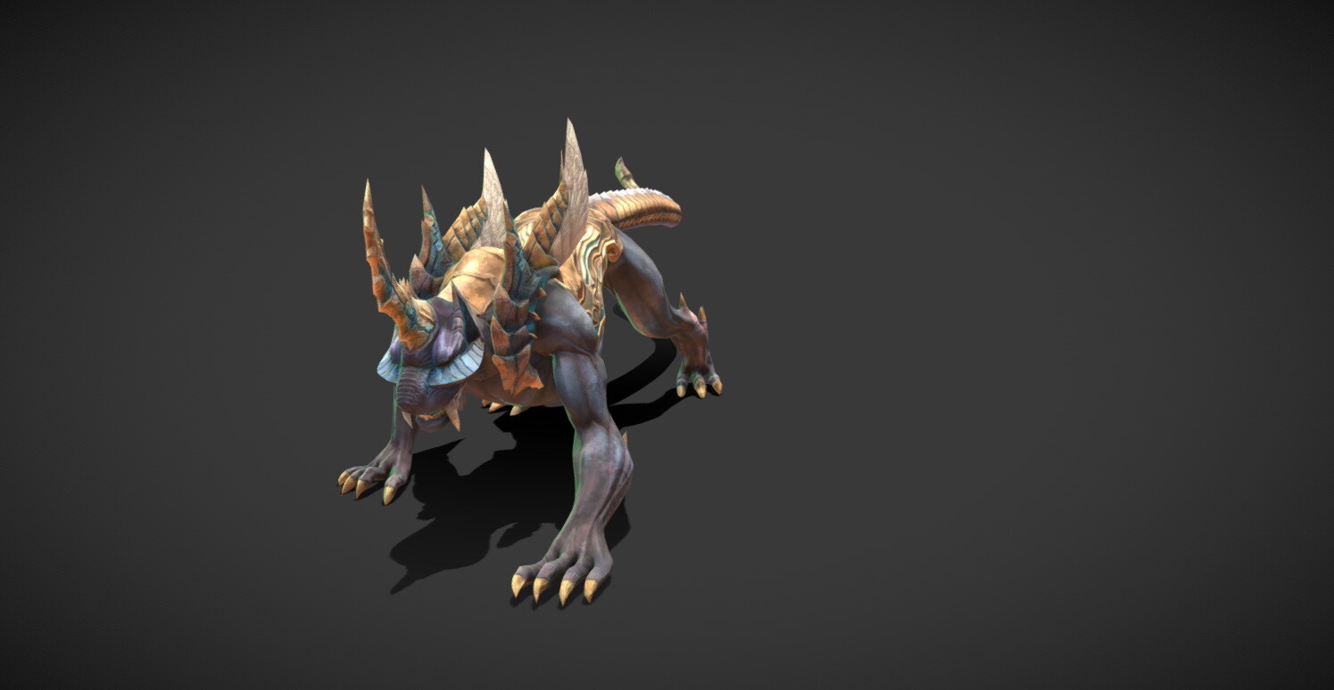 ArtStation - Fantasy Creature - Battle Leopard | Game Assets