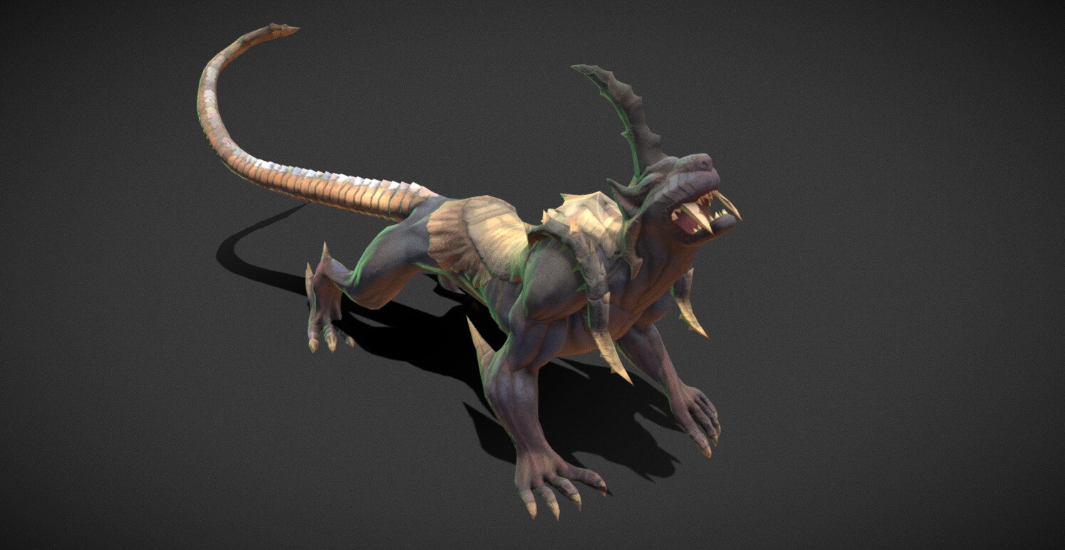 ArtStation - Fantasy Creature - Battle Leopard | Game Assets