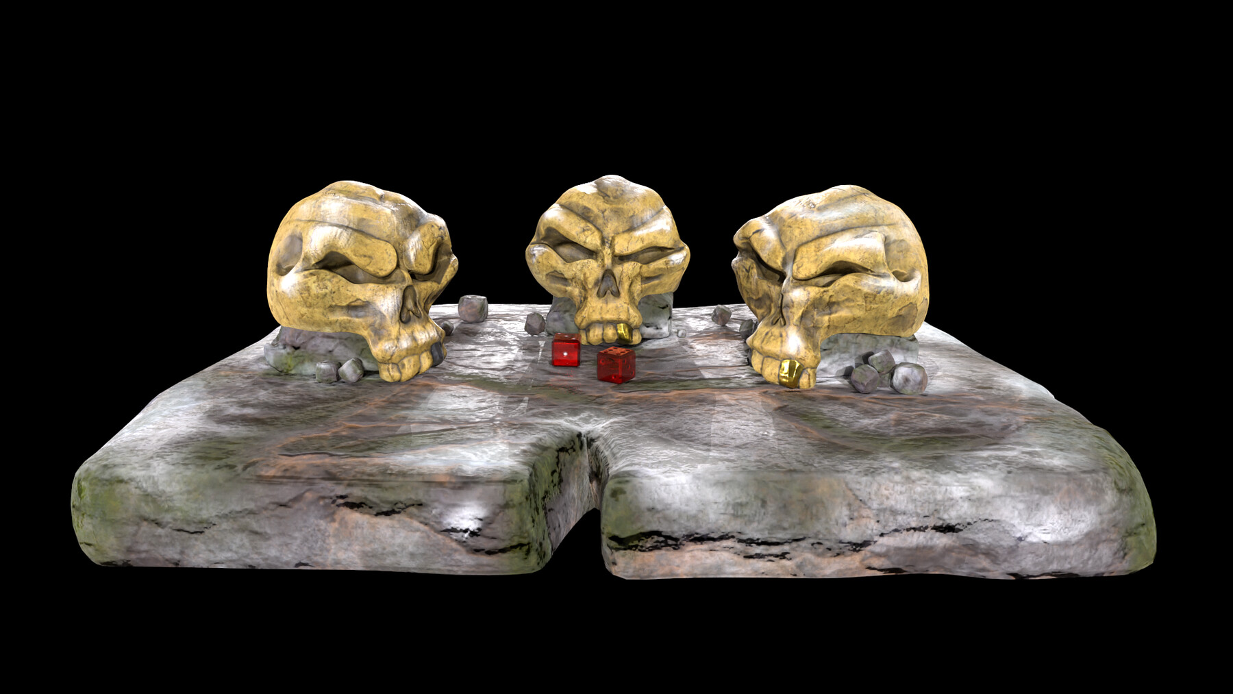 ArtStation - Stylized magic skulls | Game Assets