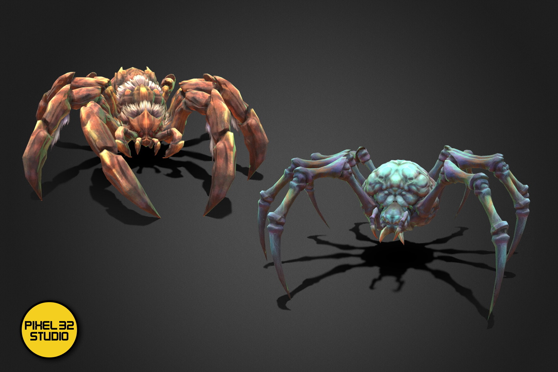 ArtStation - Fantasy Creature - Battle Spider | Game Assets