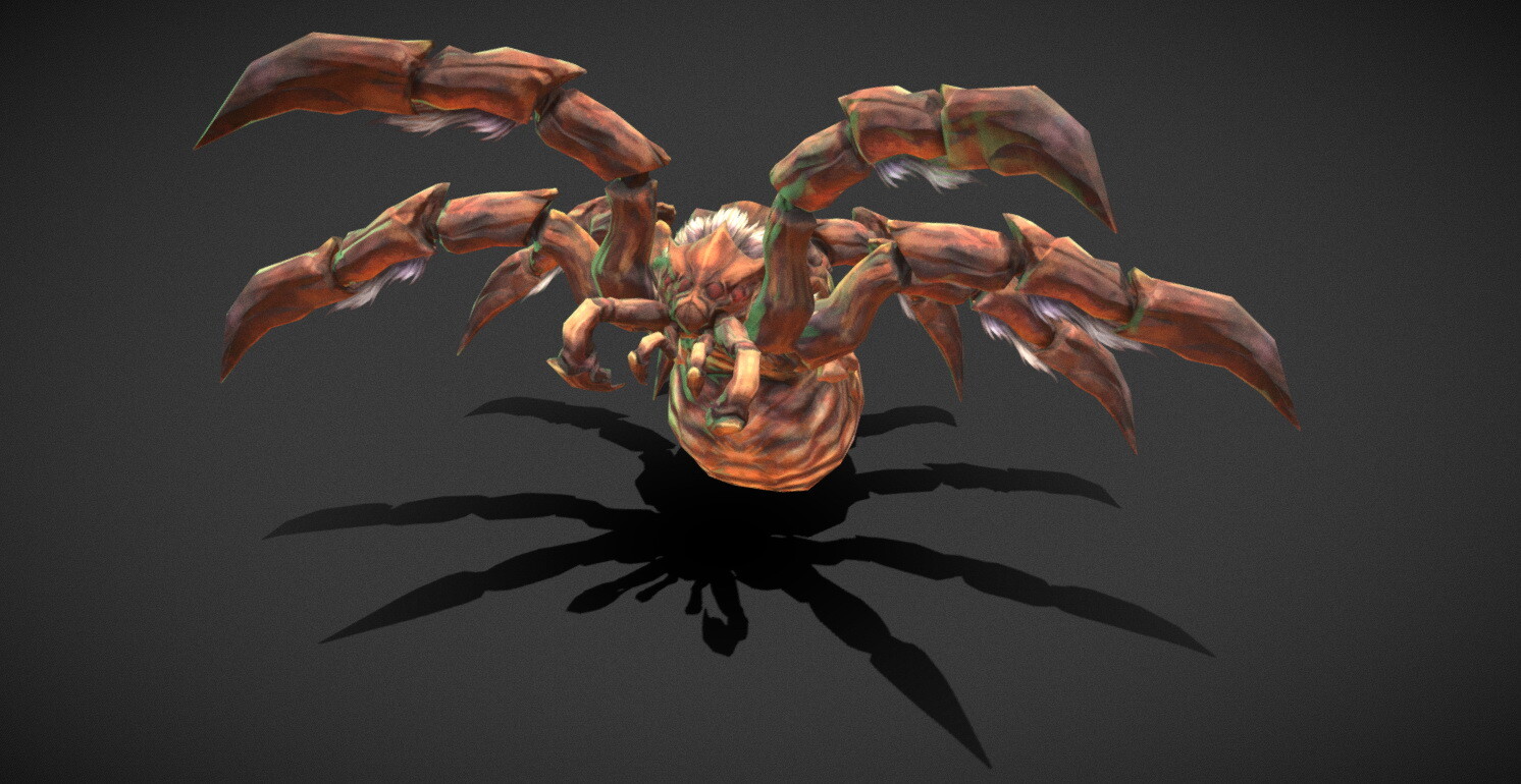 ArtStation - Fantasy Creature - Battle Spider | Game Assets