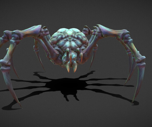 ArtStation - Fantasy Creature - Battle Spider | Game Assets