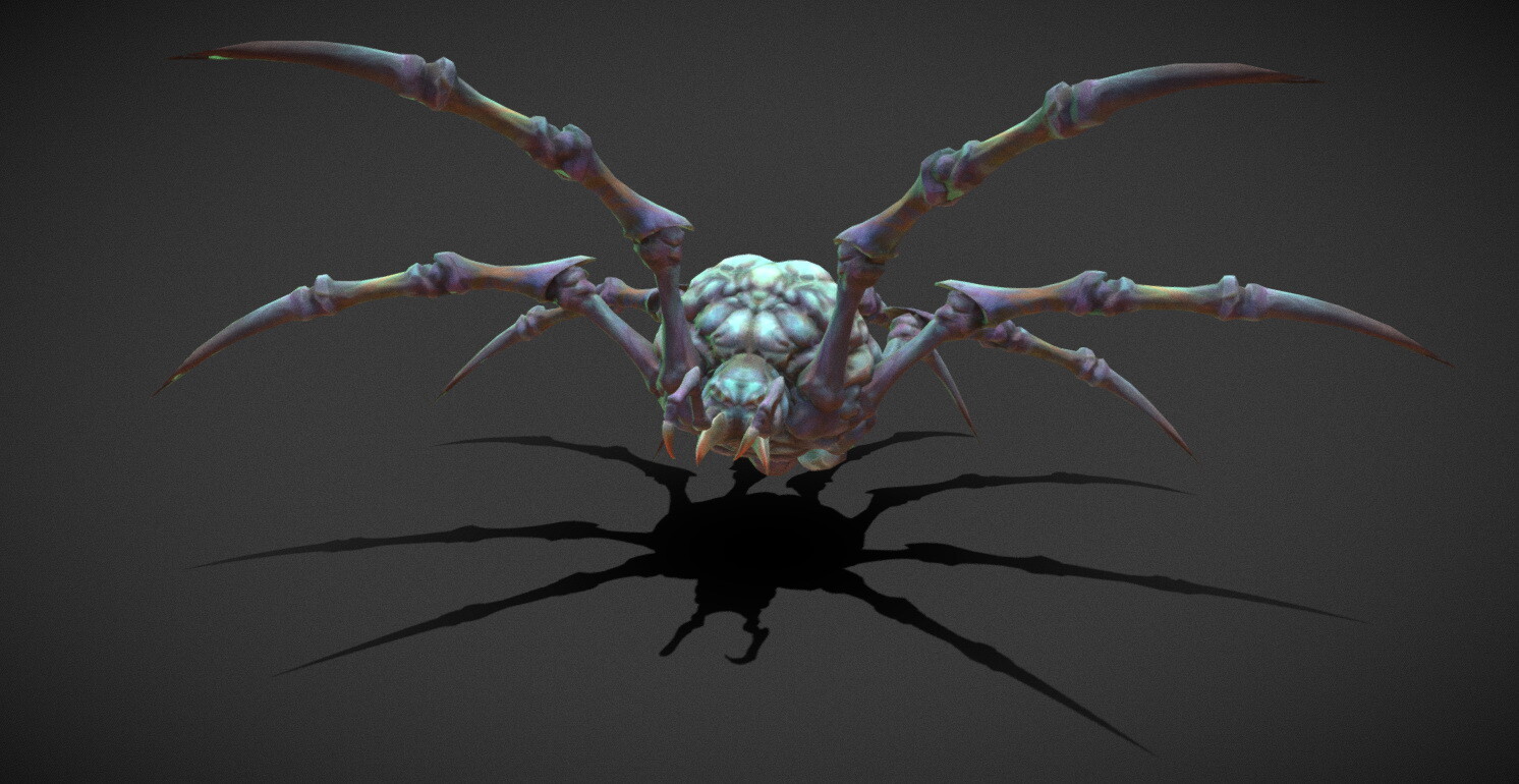 ArtStation - Fantasy Creature - Battle Spider | Game Assets