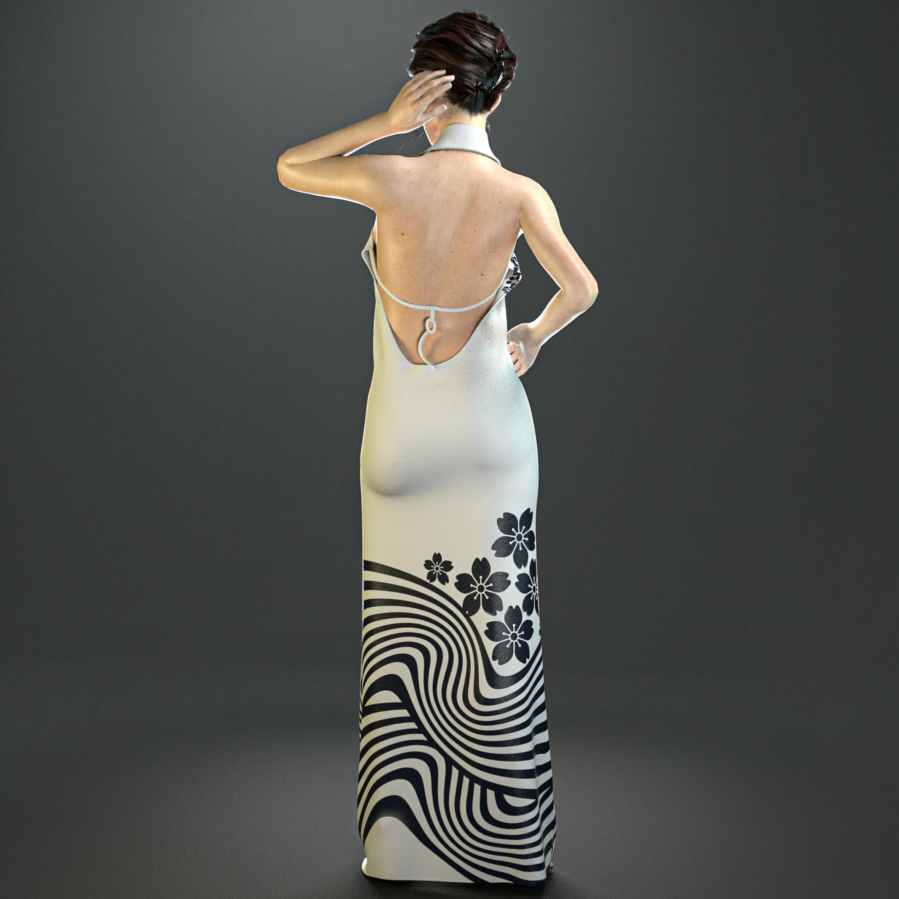 ArtStation - Female dress No.2 : Substance Painter (.SPP) | Game Assets