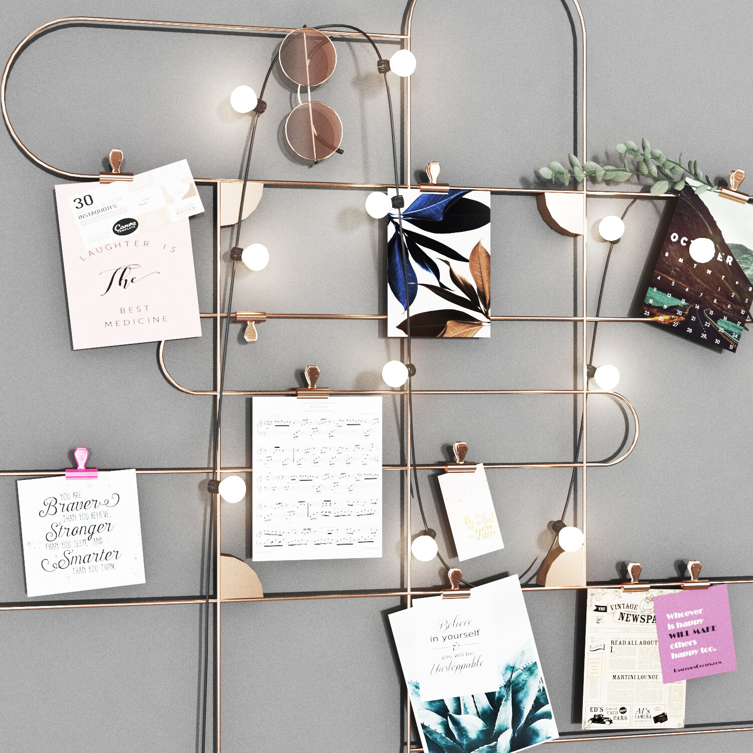 ArtStation - NoticeBoard02 signboard cardpostal presentation sign board ...