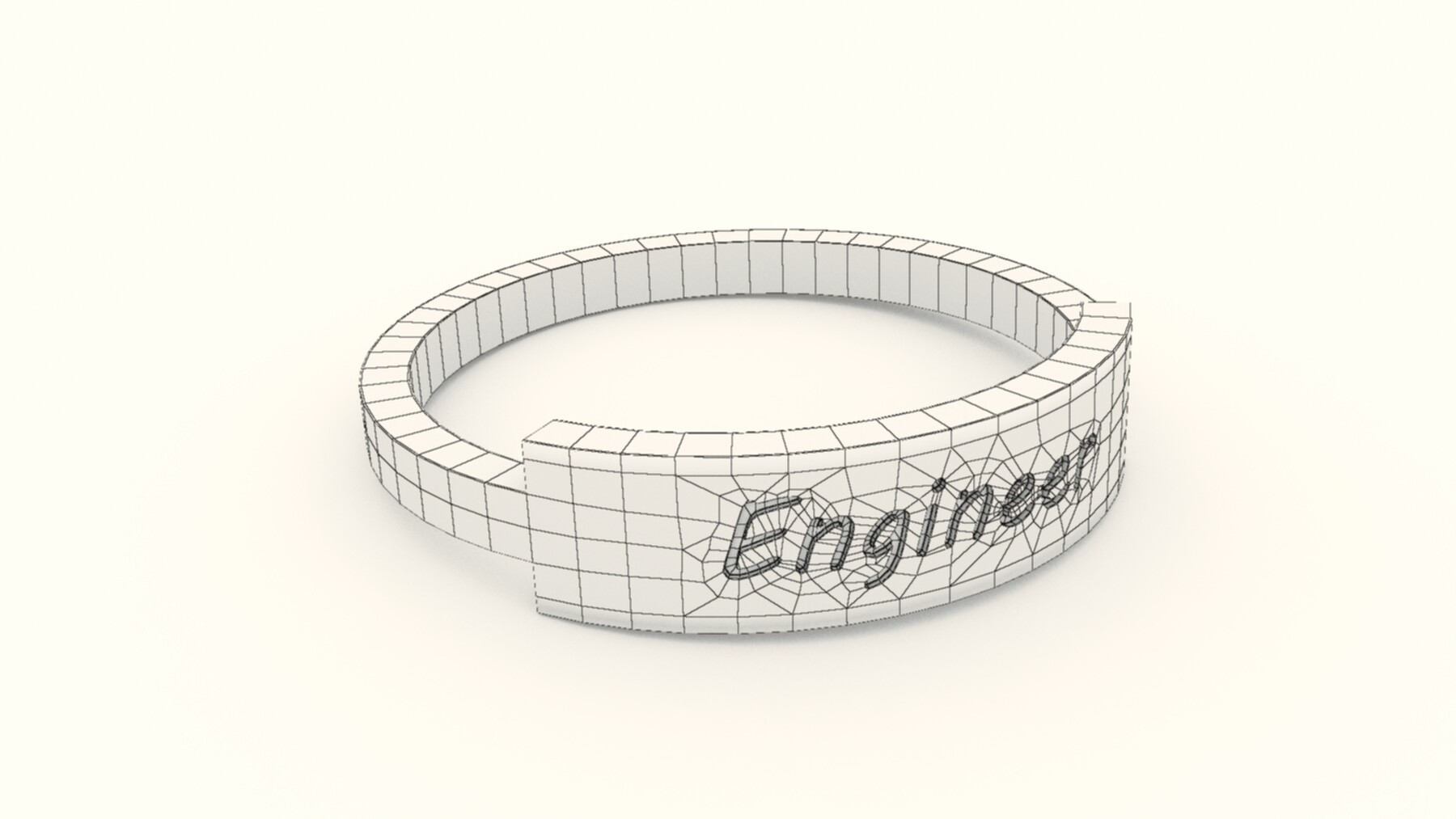 ArtStation - Engineer Ring Female Silver | Resources