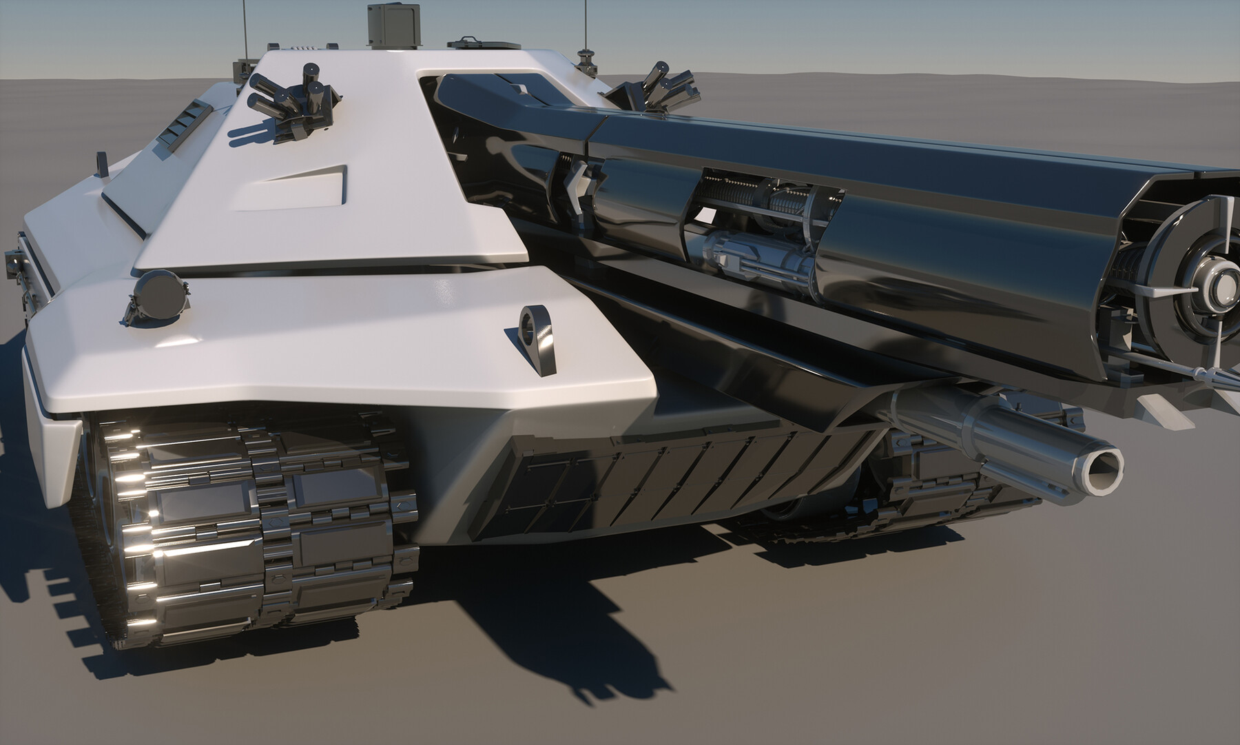 ArtStation - Sci-Fi Future Tank Concept | Resources