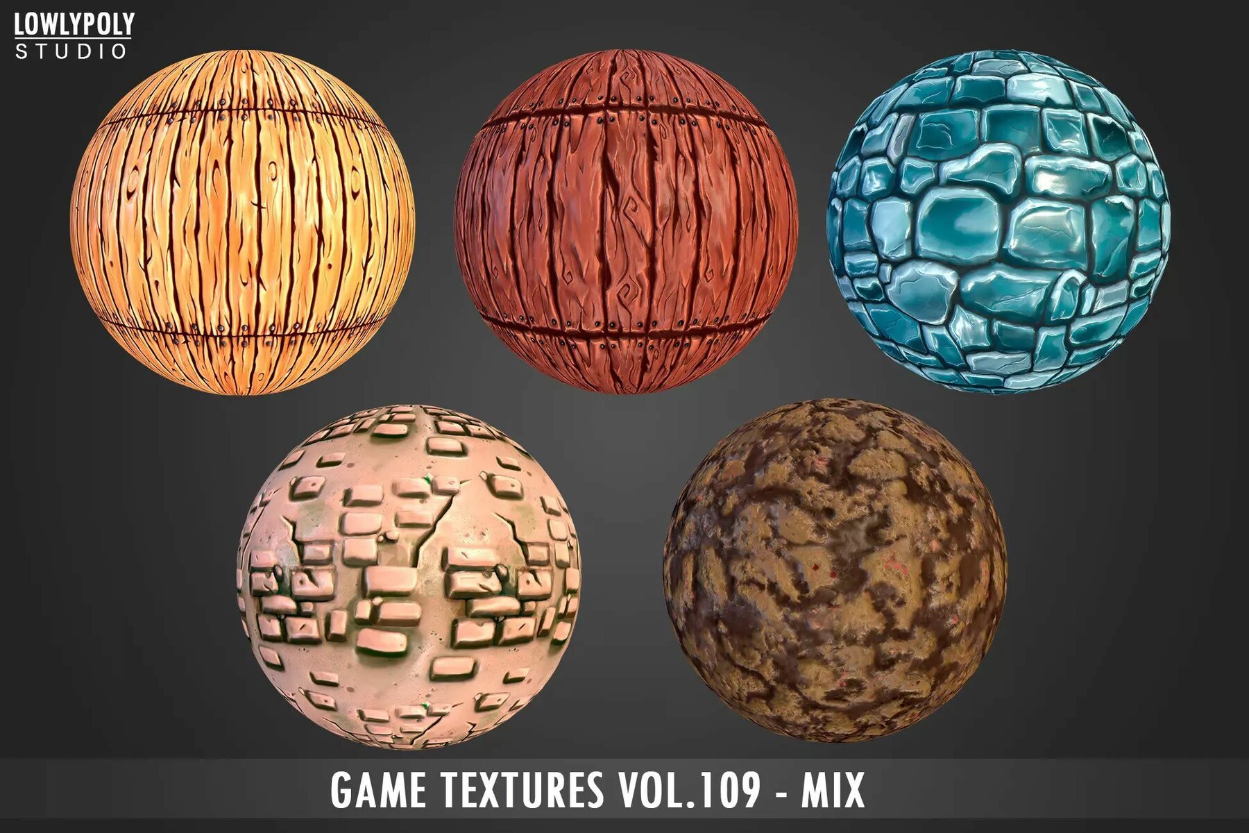 ArtStation - Mix Vol.109 - Stylized Textures | Game Assets