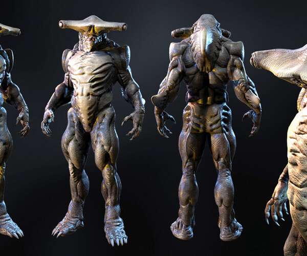 ArtStation - Monster Underwater 03 | Game Assets