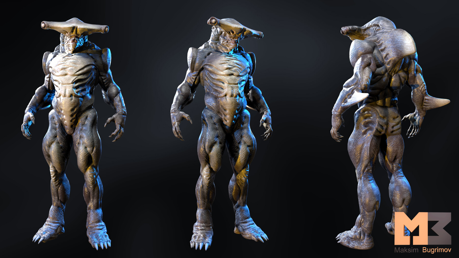 ArtStation - Monsters Underwater Pack | Game Assets