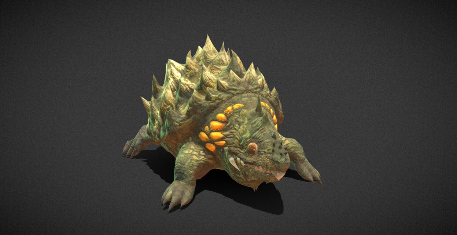 ArtStation - Fantasy Creature - Battle Turtles | Game Assets