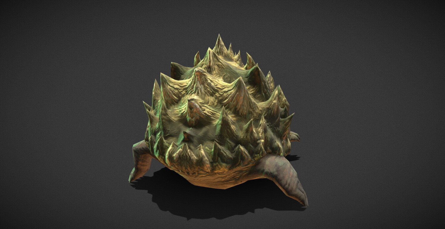 ArtStation - Fantasy Creature - Battle Turtles | Game Assets