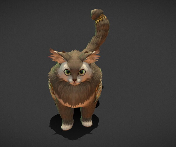 ArtStation - Fantasy Creature - Combat Cat | Game Assets