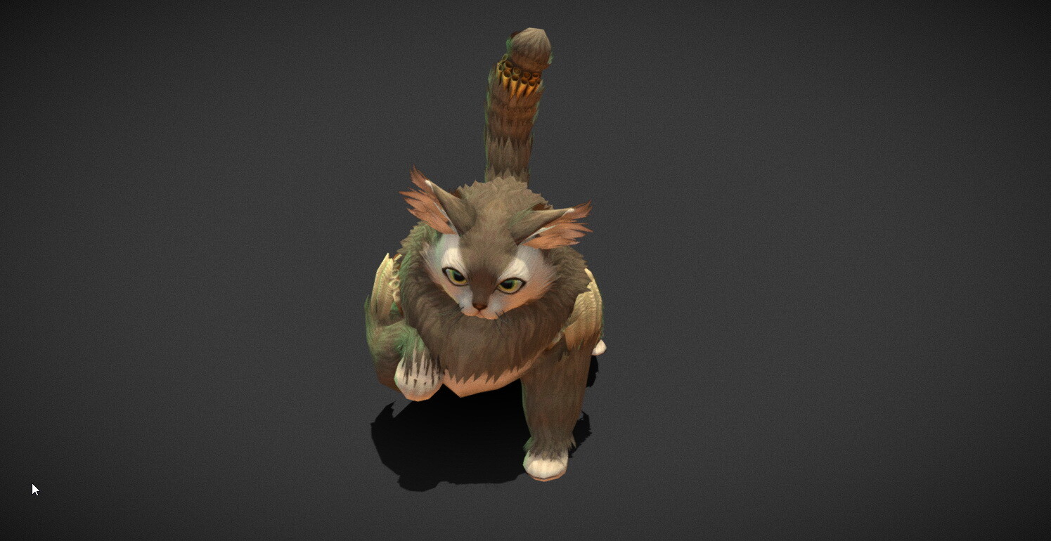 ArtStation - Fantasy Creature - Combat Cat | Game Assets