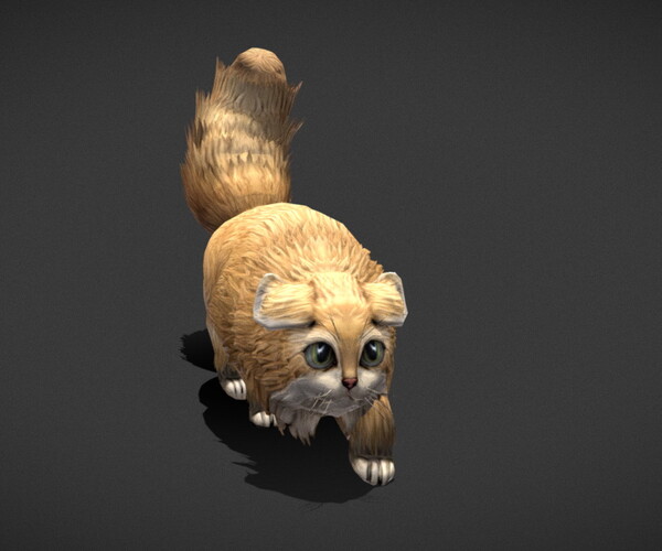 ArtStation - Fantasy Creature - Combat Cat | Game Assets