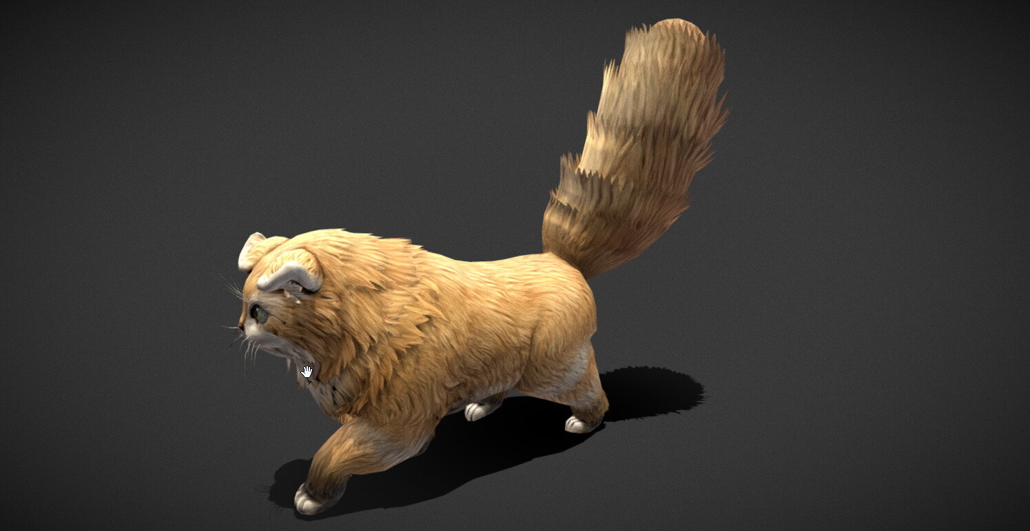 ArtStation - Fantasy Creature - Combat Cat | Game Assets