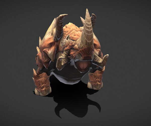 ArtStation - Fantasy Creature - Combat Rhino | Game Assets