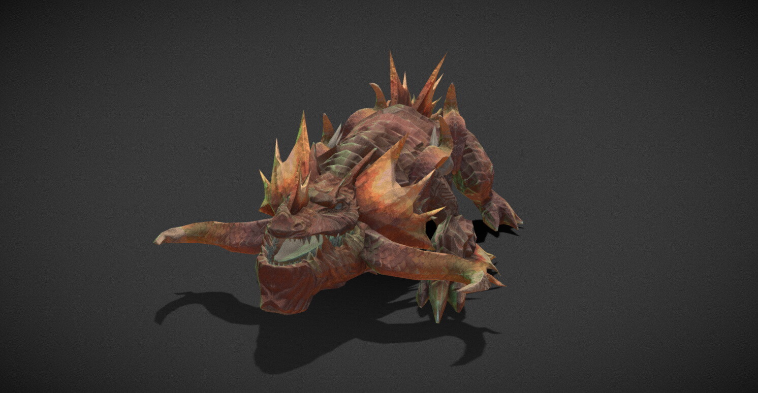 ArtStation - Fantasy Creature - Crocodile | Game Assets