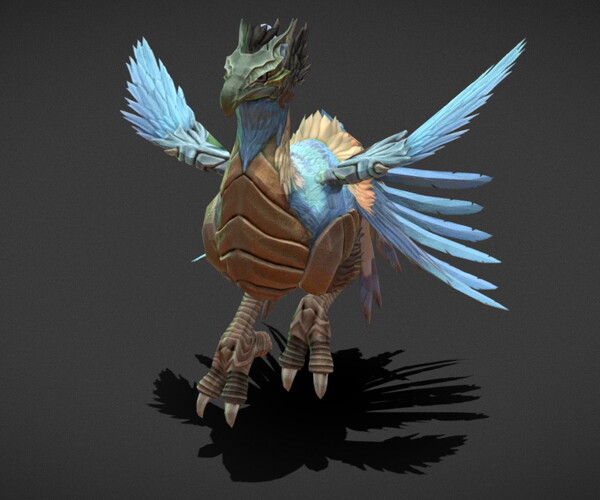ArtStation - Fantasy Creature - Peacock | Game Assets