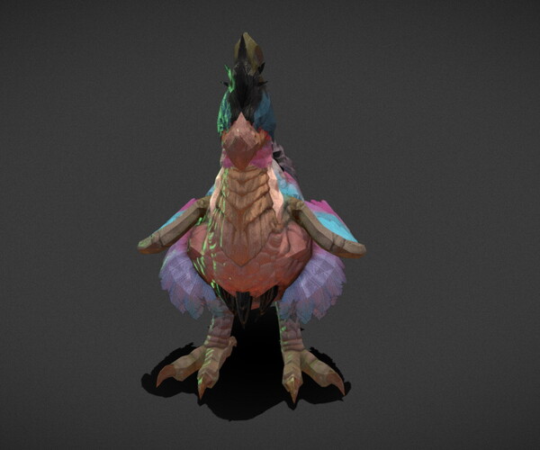 ArtStation - Fantasy Creature - Peacock | Game Assets