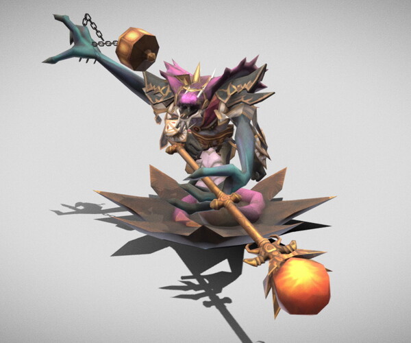ArtStation - Dungeon Fantasy Monster - Lord of Darkness | Game Assets