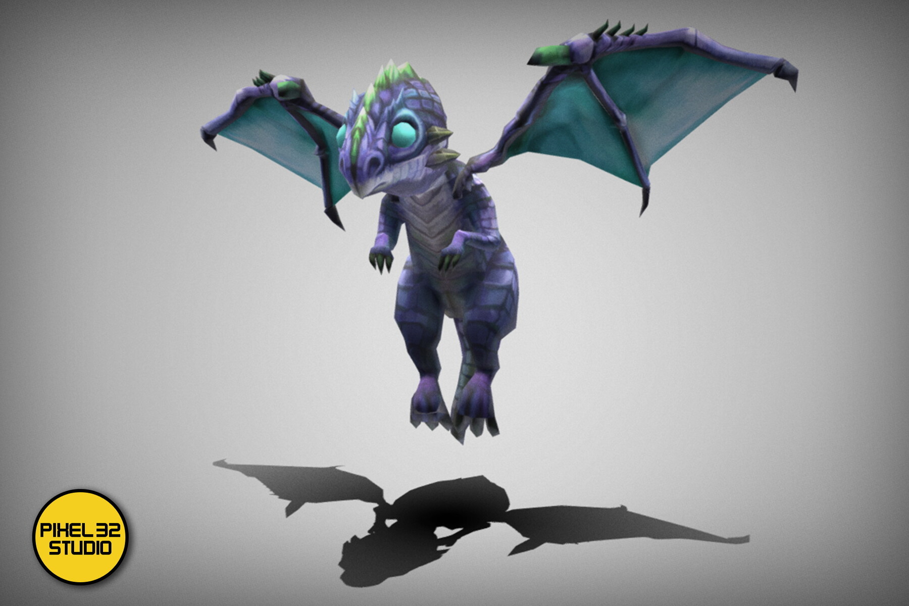 ArtStation - Dungeon Fantasy Monster - Small Dragon | Game Assets