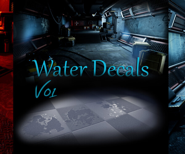 ArtStation - 4K Water Puddle Decals (Unreal Engine 4) | Game Assets