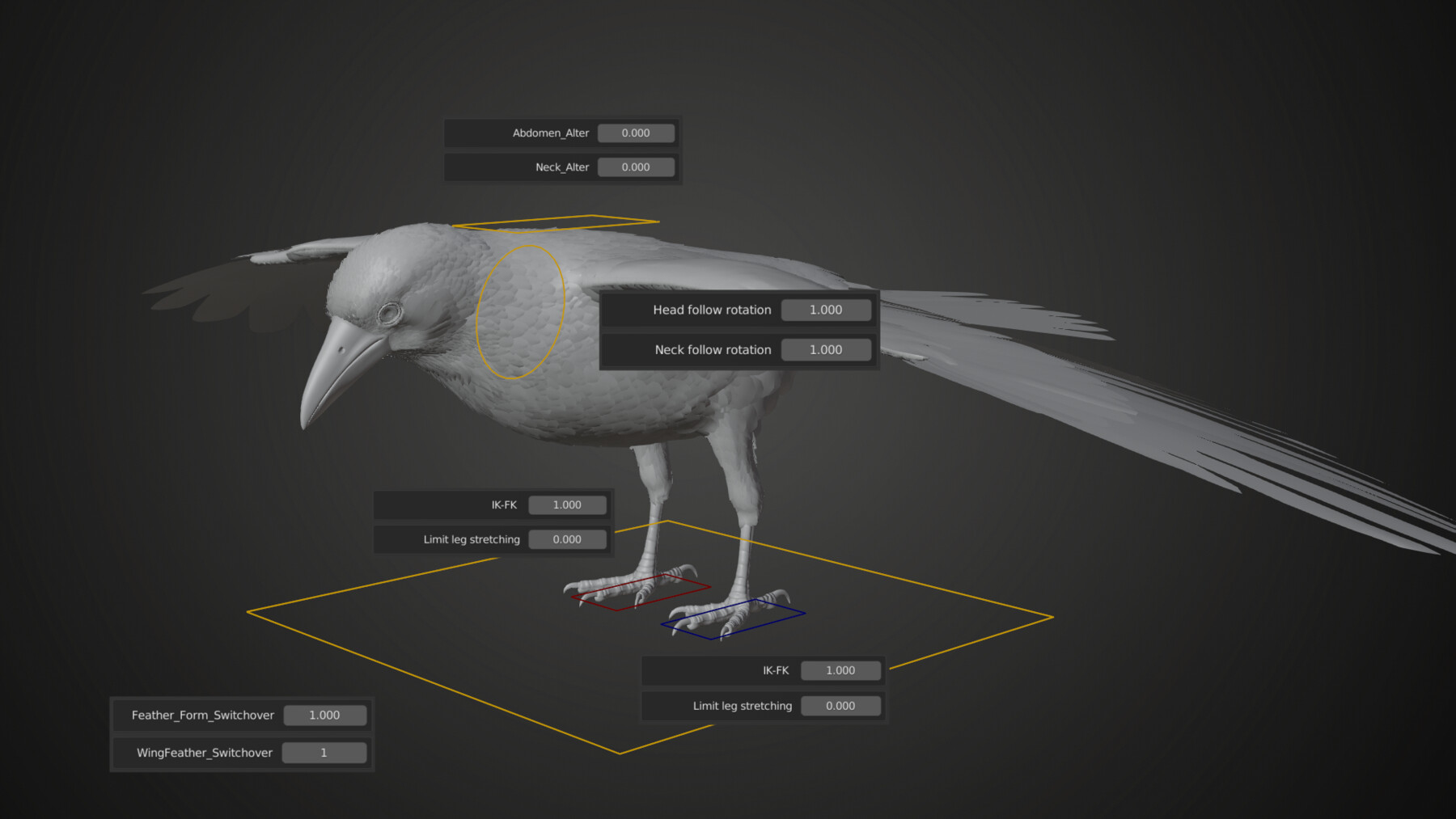 ArtStation - Carrion Crow Animated | VFX Grace | Game Assets