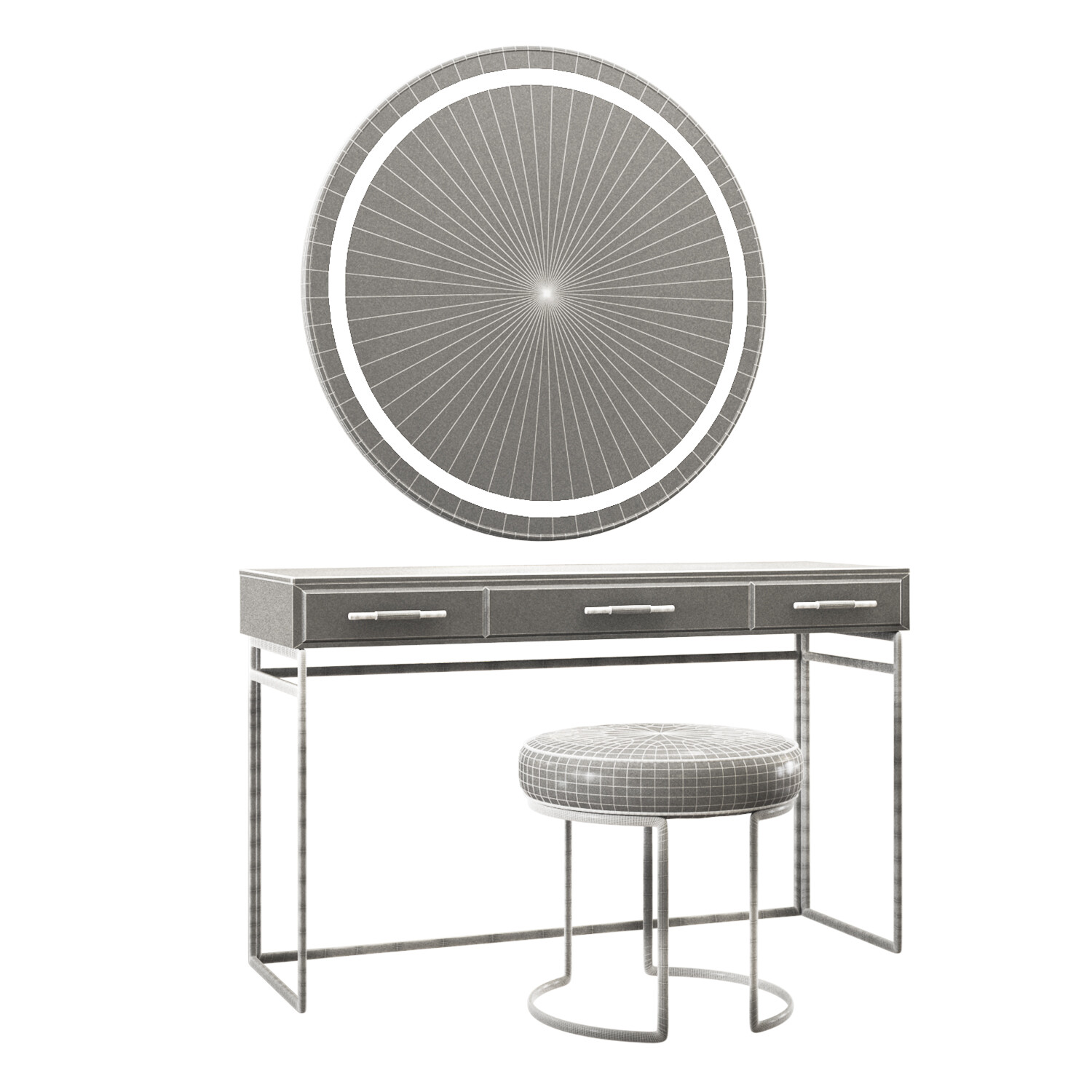 ArtStation - Dressing table mirror makeup | Resources