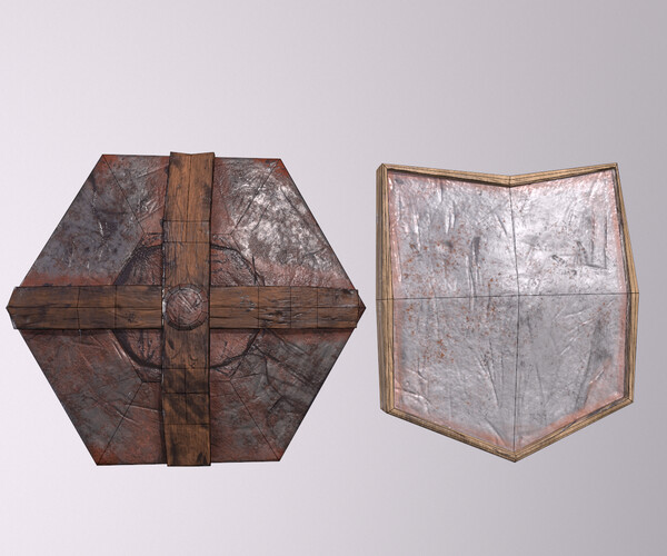 ArtStation - Shield lowpoly | Game Assets