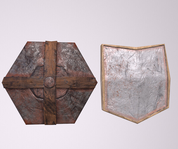 ArtStation - Shield lowpoly | Game Assets