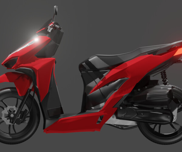 ArtStation - Honda Vario 2019 3D Model | Game Assets