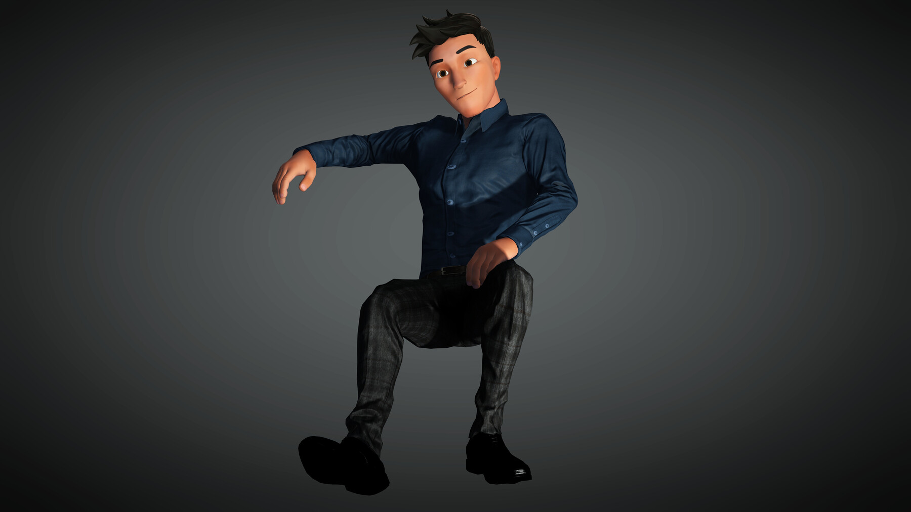 ArtStation - Cartoon Man 2 Character 3D Yound -- High-quality fantasy ...