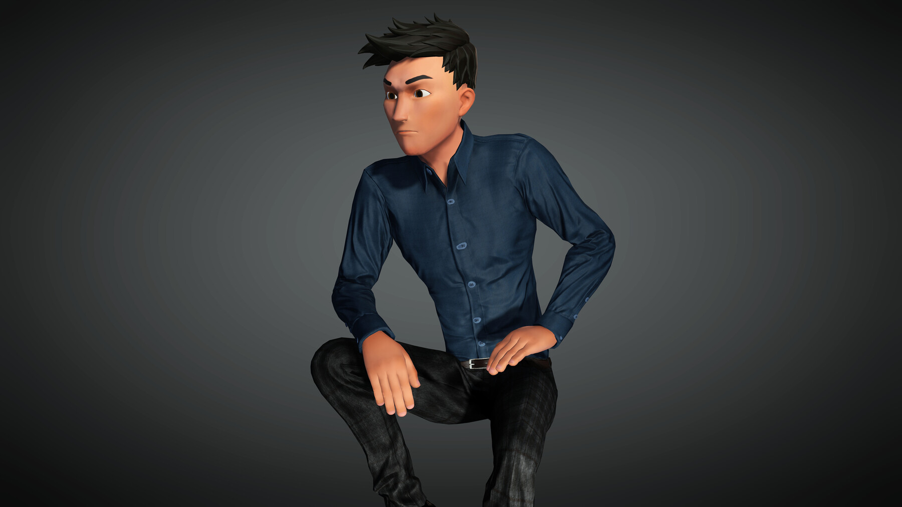 ArtStation - Cartoon Man 2 Character 3D Yound -- High-quality fantasy ...