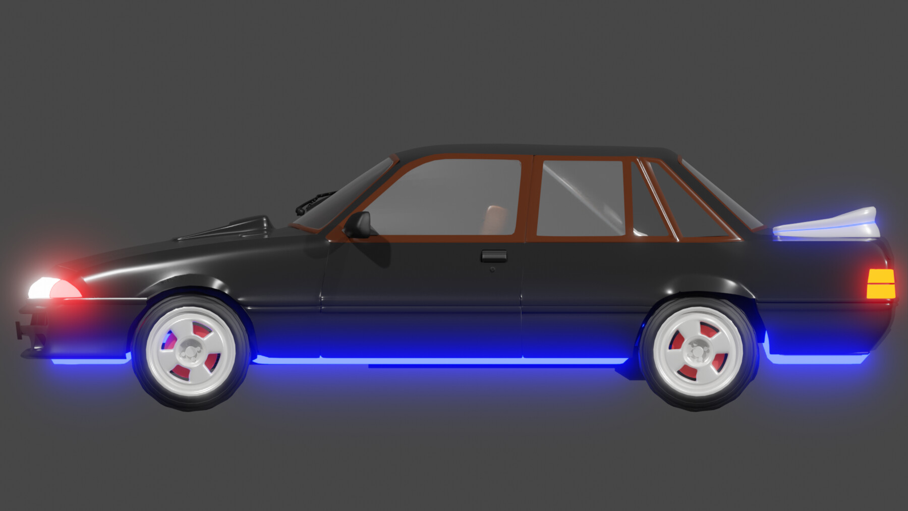 ArtStation - Holden Commodore VL BT1 3D Model - Racing Car | Game Assets