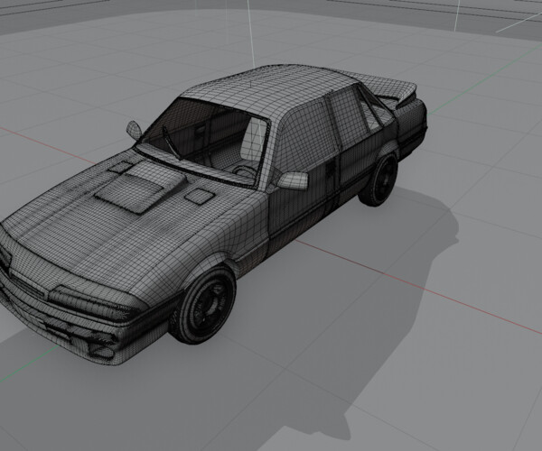 ArtStation - Holden Commodore VL BT1 3D Model - Racing Car | Game Assets